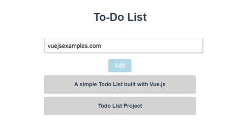 a simple todo list built with vue3
