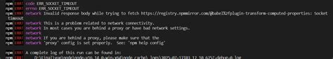解决npm Err Code Errsockettimeout 问题npm Timeout Csdn博客