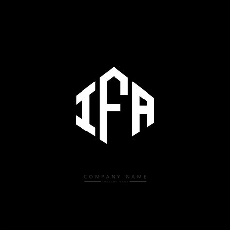 Ifa Letter Logo Design With Polygon Shape Ifa Polygon And Cube Shape