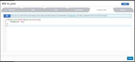Is It Possible To Customize Css Only Of One Table Cell Tableon