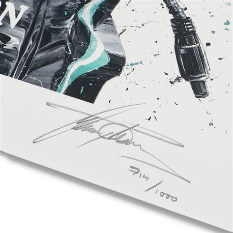 Lewis Hamilton 2020 Tribute Print David Johnson Official Home Of F1®