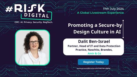 Dalit Ben Israel On Linkedin Risk Ai Security Risk Privacy