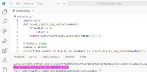 How To Count The Number Of Digits In A Number In Python