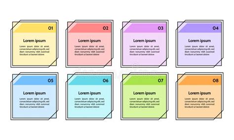 numbers 5 options or steps process index vector isolated