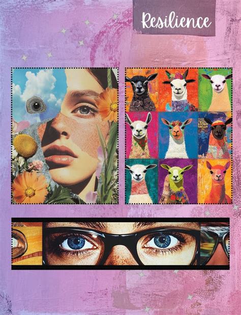 Journal Girly Ebook Feminine And Bold Collage Art For Creative Project