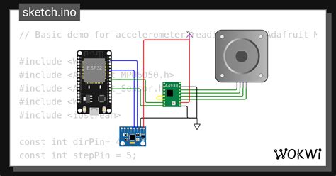 Test Mpu Pendulum Dengan Pid Wokwi Esp32 Stm32 Arduino Simulator
