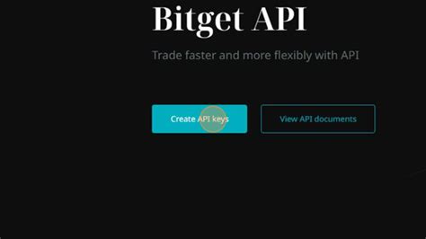 bitget beta account and api key creation orion terminal