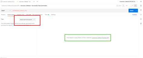 Customer Callback Example Api