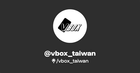Vbox Taiwan Instagram Facebook Linktree
