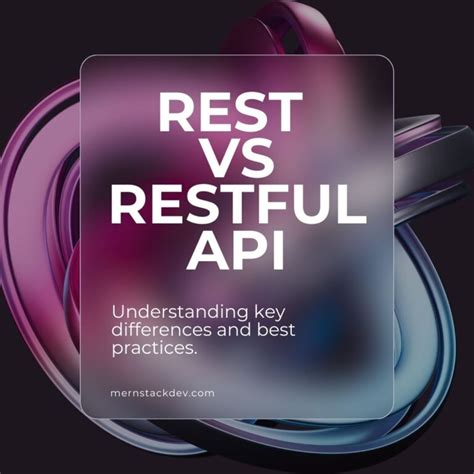 Rest Vs Restful Api Understanding Key Differences And Best Practices