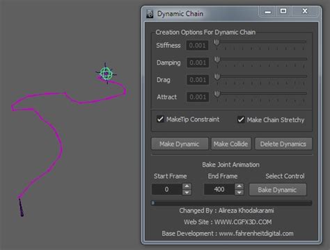 Dynamic Chain For 2011 For Maya Free Dynamics Scripts Plugins
