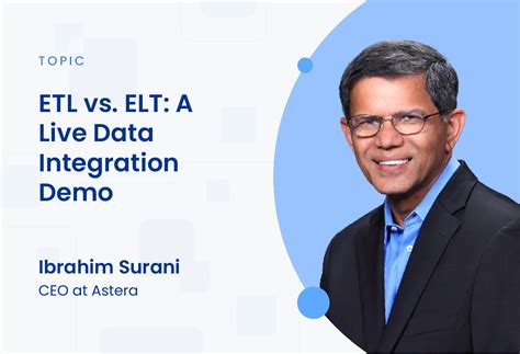 ETL Vs ELT A Live Data Integration Showdown Webinar Astera Software