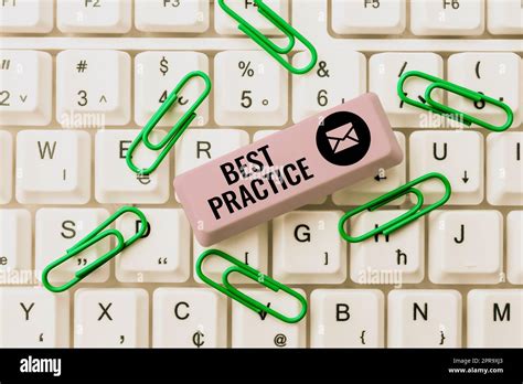 hand writing sign best practice concept meaning method systematic