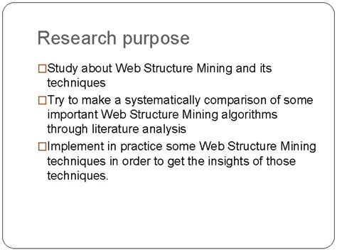 Survey On Web Structure Mining Web Mining Class
