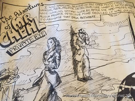 Detective Have Wheelchair Will Travel