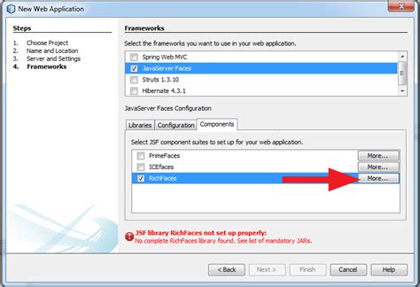 jsf library richfaces not setup properly netbeans ide chillyfacts