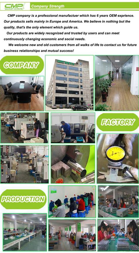 China CMP Mm De Zwarte Schakelaar Van De Drukknop Van Het Metaal MP S F E TUV Ce