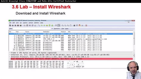Lesson Lab Install Wireshark CCNA Introduction To Networks Semester Of YouTube