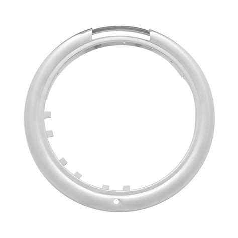 Stainless Steel Classic Headlight Bezel With Turn Signal Cutout 30399