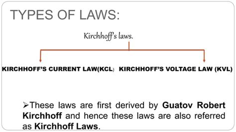 KCL And KVL PPTX Physics Science