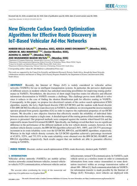 pdf new discrete cuckoo search optimization algorithms for effective