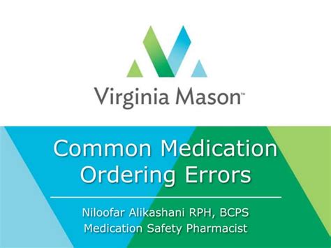 Medication Ordering Errors Ppt