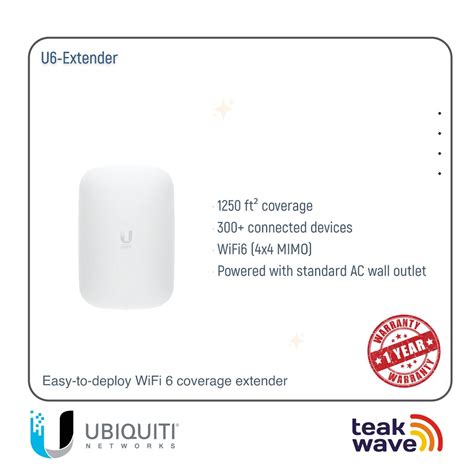 Ubiquiti U Extender Access Point U Extender Teakwave