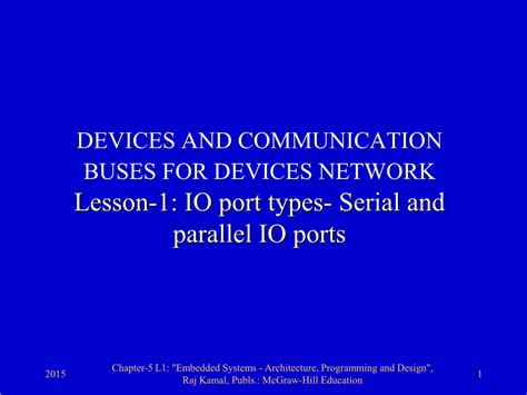 Lesson 1 IO Port Types Serial And Parallel IO Ports DocsLib