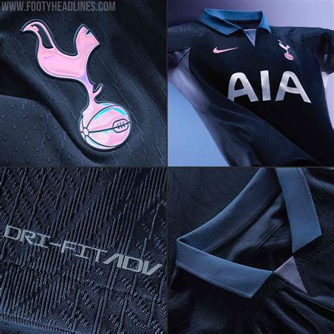 Iridescent Logos Tottenham 23 24 Away Kit Released Footy Headlines
