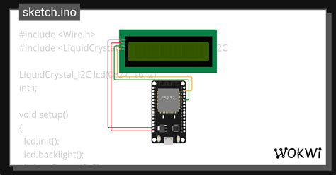 Lab LCD X Wokwi ESP STM Arduino Simulator