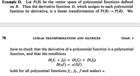 Solved 3 Let V Be The Space Of All Polynomial Functions