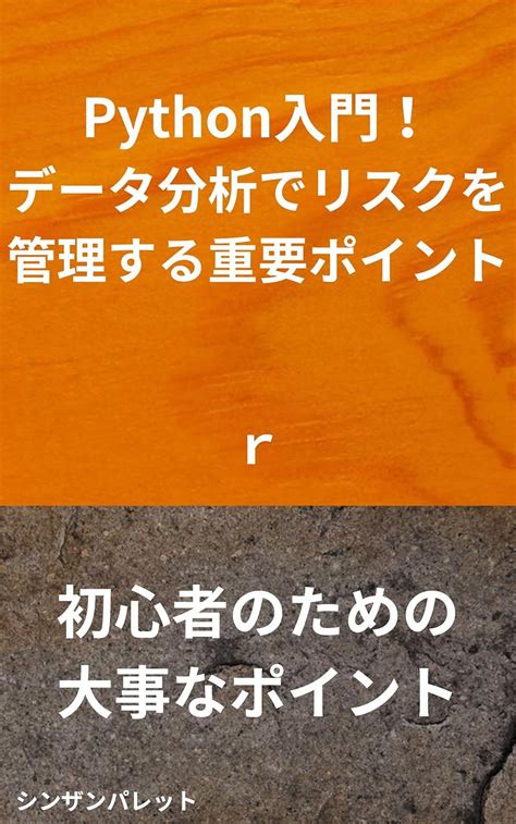 Amazon co jp Python入門データ分析でリスクを管理する重要ポイント eBook r Kindleストア