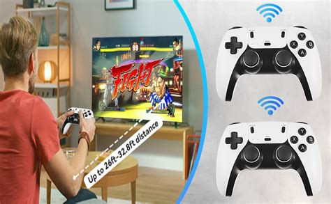 Amazon Com Wireless Retro Game Console Built In 20 000 Games Plug Play Video Game Console