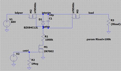Mosfet Two High Side Pfet Switches Used For Bidirectional Control Electrical Engineering