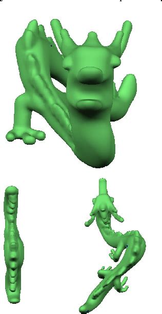 Figure From A Sketch Based Method To Control Deformation In A Skeletal Implicit Surface