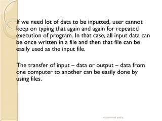 Cpp File Handling PPT