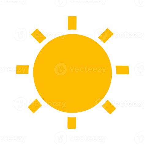 Simple Sun Icon PNG