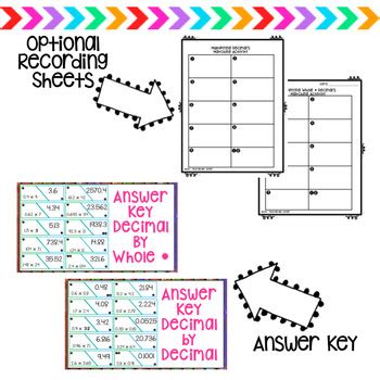 Multiplying Decimals Matching Activity Digital Distance Learning By Gina Lester