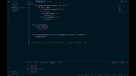 Python Programming Tutorial Key Logging Pynput Library New 2022