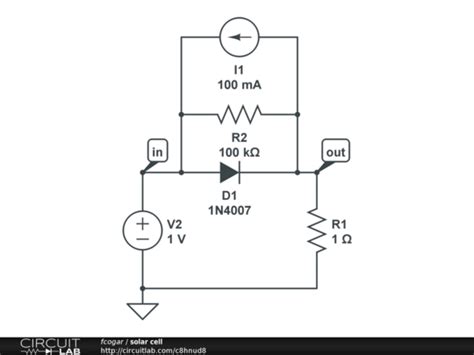 Solar Cell CircuitLab
