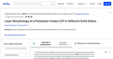 Layer Morphology Of A Poly Ester Imide Lcp In Different Solid States