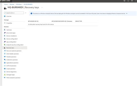 backup bitlocker keys to aad microsoft qanda
