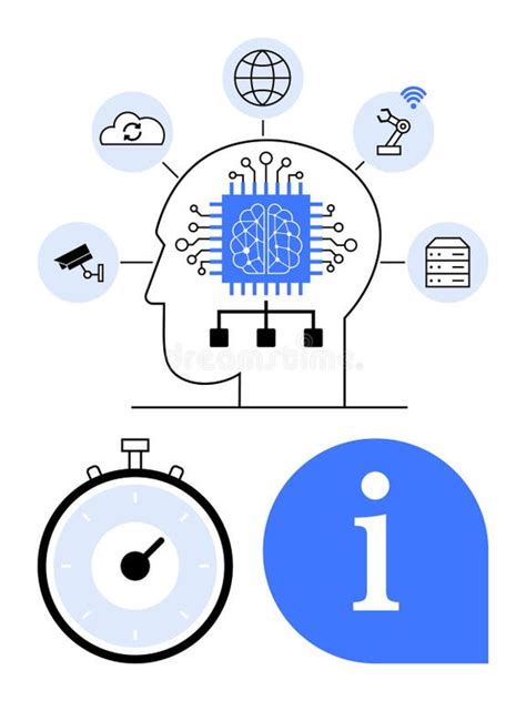 Integration Of Artificial Intelligence In Modern Technologies And Data Storage Solutions Stock