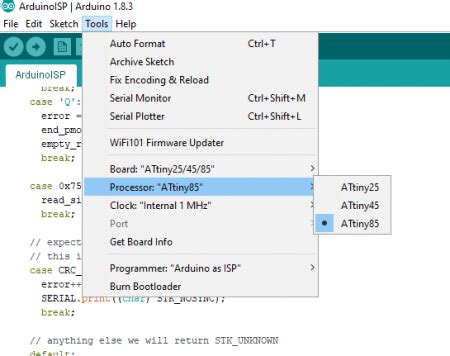 How To Program ATtiny With An Arduino UNO Arduino Maker Pro