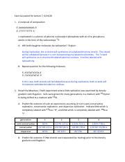 Key Lecture Exercise Packet Pdf Exercise Packet For Lecture A Molecule Of