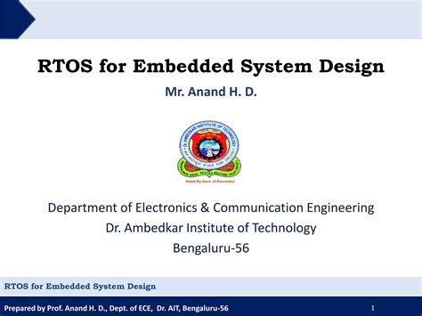 Rtos For Embedded System Design Pdf Operating Systems Computer