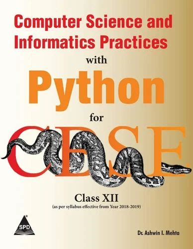 Computer Science And Informatics Practices With Python For Cbse Class Xii At ₹ 403 75 Mumbai