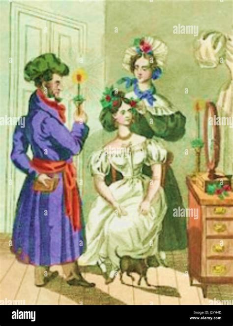 A Representation Of Biedermeier Fashion A Style That Emerged In