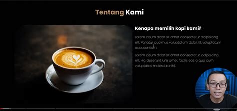 task 3 about section · issue 5 · bellshade squad html css kedaikopi