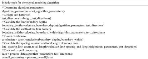 Table 1 From Design And Realization Of The Shortest Survey Line Model Table 1 From Design And Realization Of The Shortest Survey Line Model